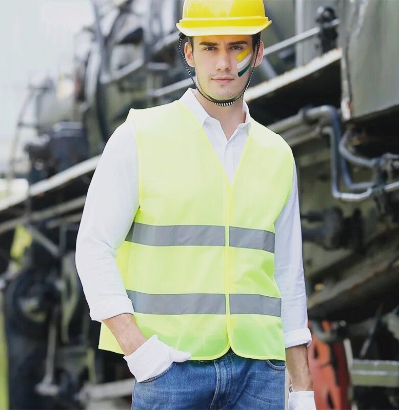 Le gilet réfléchissant de sécurité de l'enfant de gilet d'enfants vêtx des vêtements de travail