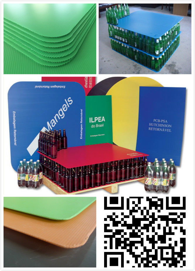 2440x1220mmは3mmポリプロピレンがプラスチック シート、フルートPPを波形を付けた4mm広がります