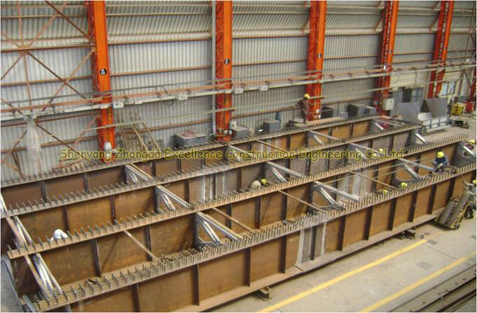 Materiale strutturale d'acciaio del ponte girder/ASTM A572, saldatura di AWS D1.5/ponte strutturale d'acciaio della trave a scatola