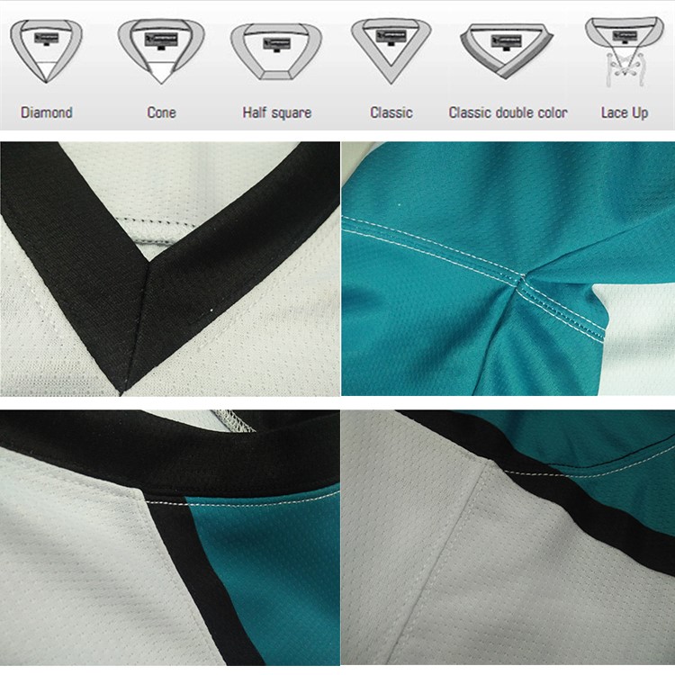 jersey su ordine nazionale del hockey su ghiaccio di sublimazione di ultima progettazione 2018