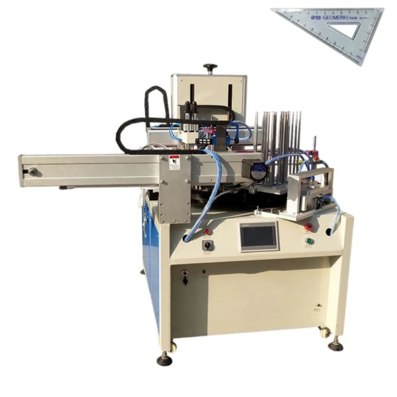 Máquina de impressão da tela da régua