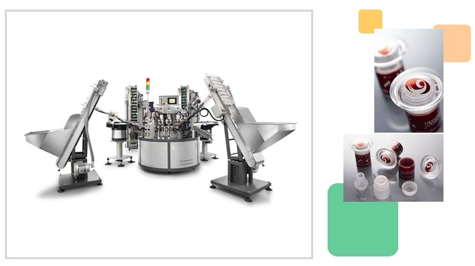 Máquina de montagem automática completa do tampão de garrafa