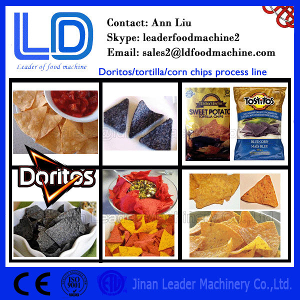 Puces de maïs de tortilla de Doritos line05.jpg de processus