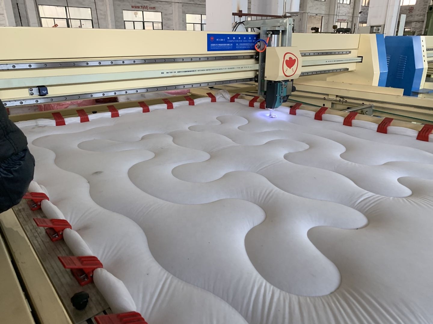 Computerisierte einzelne Nadel HFJ-26A-2 steppendes Maschinenhaushalt quilter