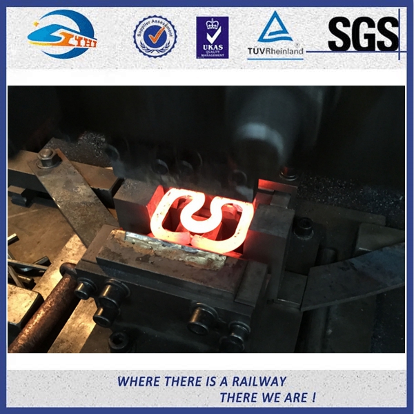 컬러 페인팅과 SKL 12 철도 콩크리트 침목 탄성 레일 클립