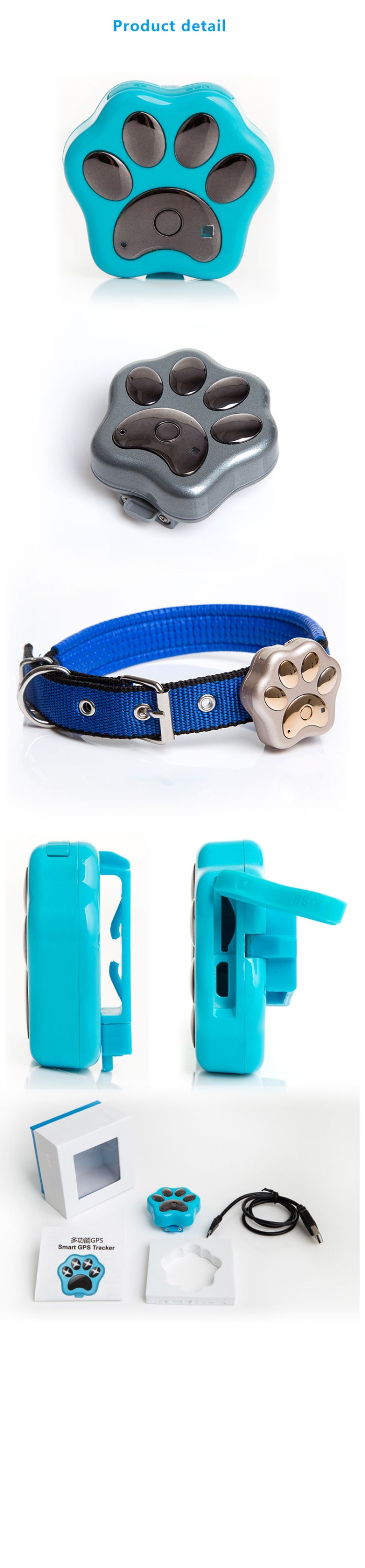 Rf-v32 Waterproof o mini perseguidor do animal de estimação dos gps para o cão do gato