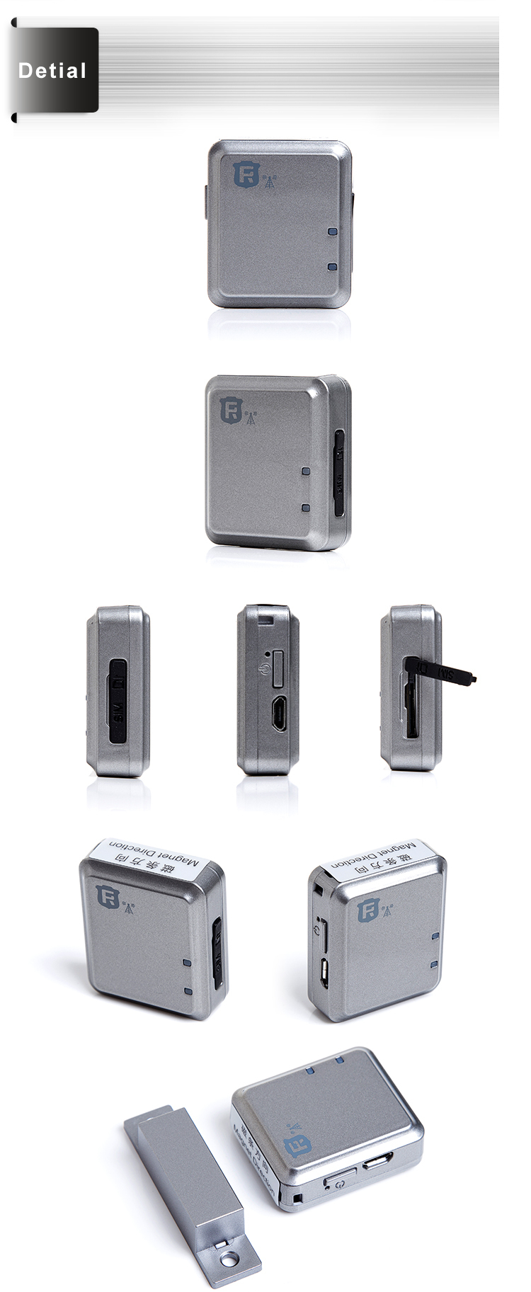 Perseguidor sem fio magnético barato do alarme do sensor da porta do refrigerador de Reachfar rf-v13 mini G/M
