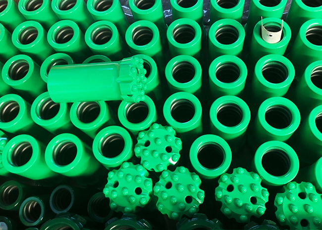 bocados de botão lisos da cara T51 de 89mm para o bocado de botão rosqueado Quarrying de mineração 1 da perfuração de rocha