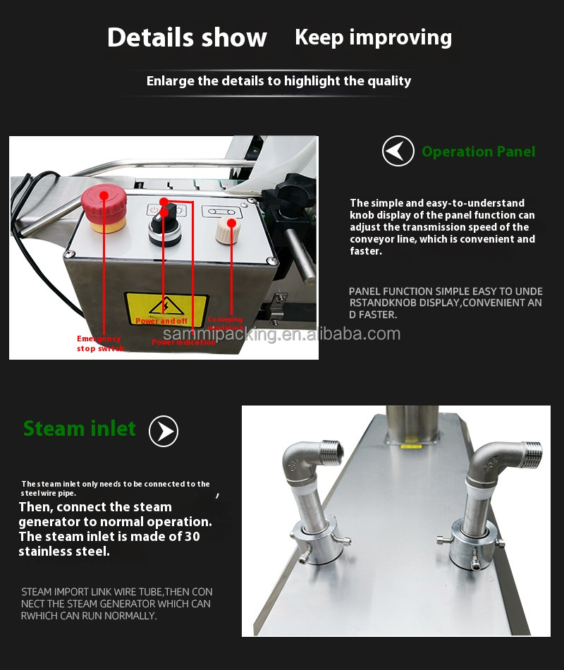 Automatic Heating Bottle Shrink Sleeve Labeling Machine Shrink Sleeve Applicator With Steam Tunnel