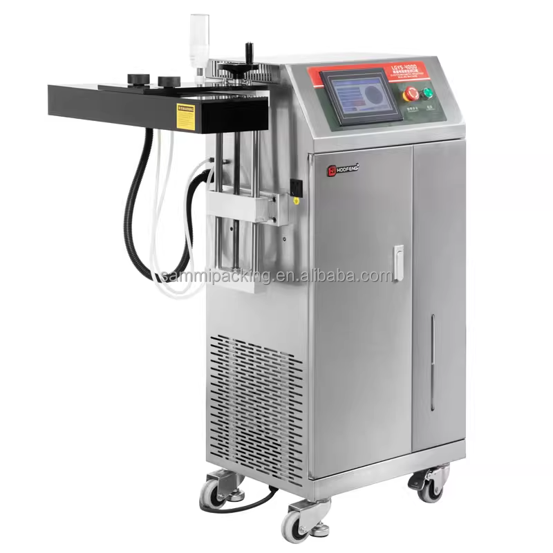 High Quality Automatic Floor Type Continuous Induction Sealing Machine Induction Heat Sealer for Small Plastic Bottle