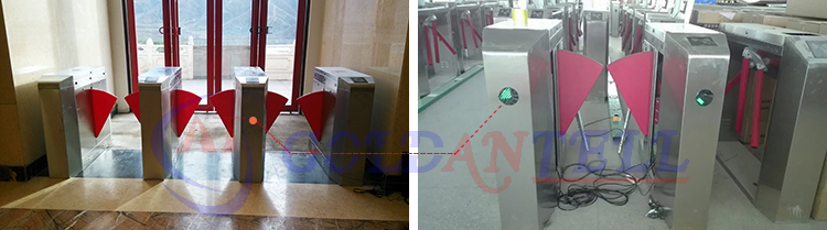 Angemessen vom Vertrauen rfid Kartenleser-Sicherheitsdrehkreuztor