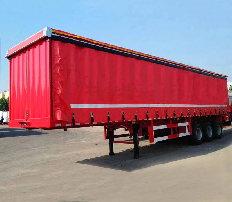 Factory Direct Sale 3 Axle Side Curtain Semi Trailer