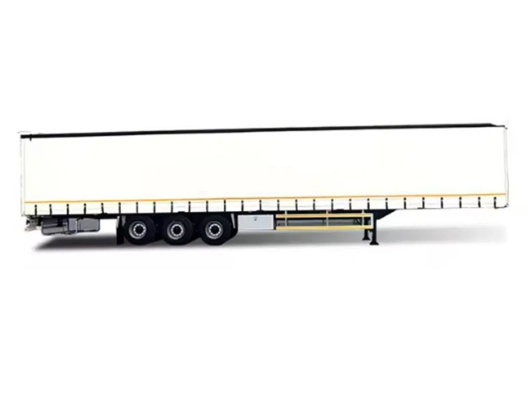 High Quality Box Cargo Truck Dry Van Curtain Semi Trailer