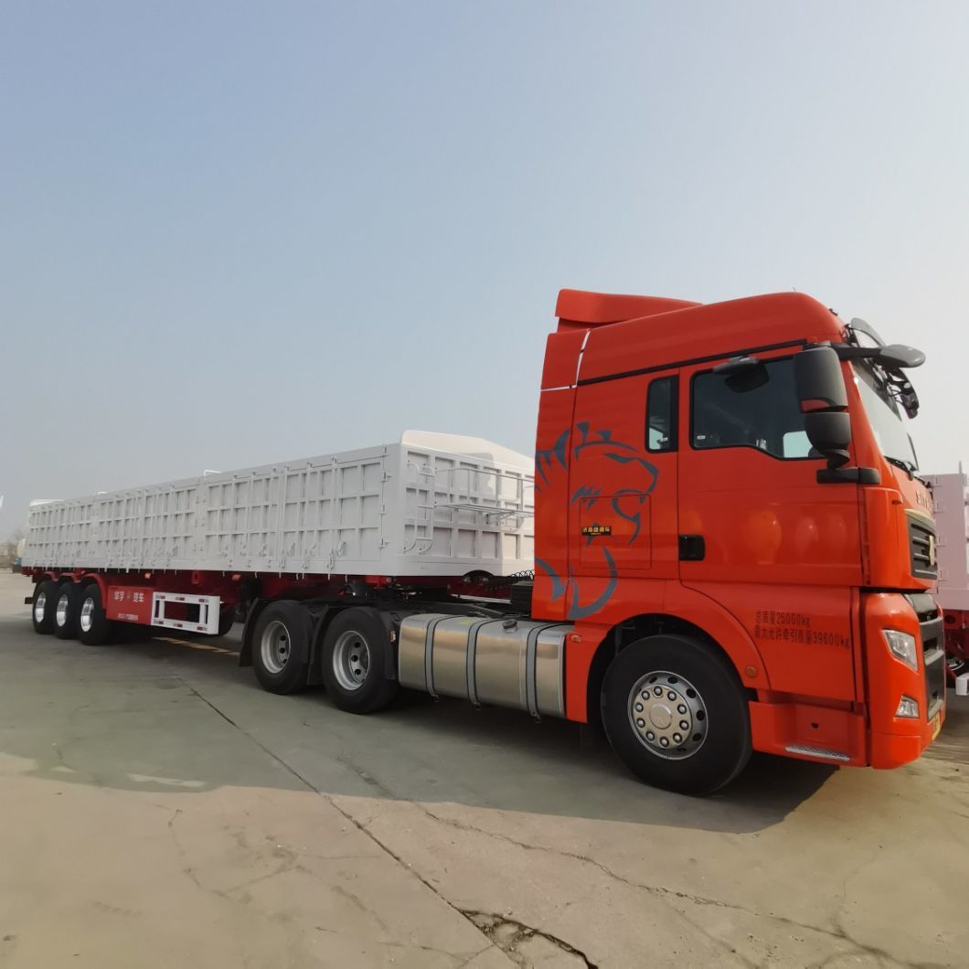 Three-Axle Load Capacity 30 Tons Box-Type Warehouse Gate Semi-Trailer