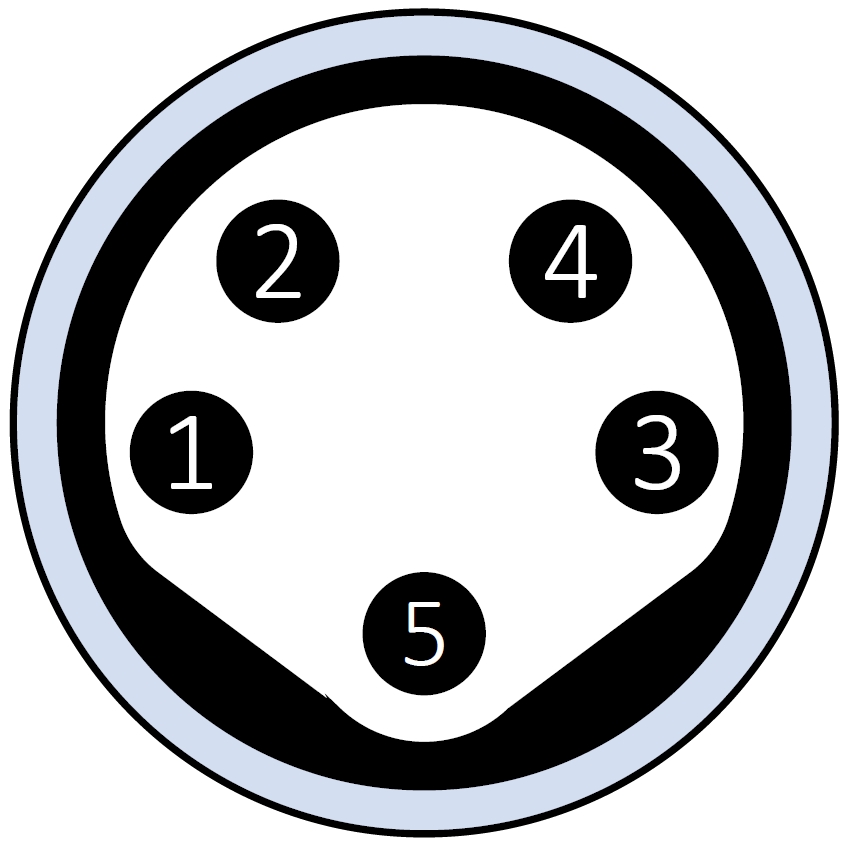 M8 Connector pin assignment diagram