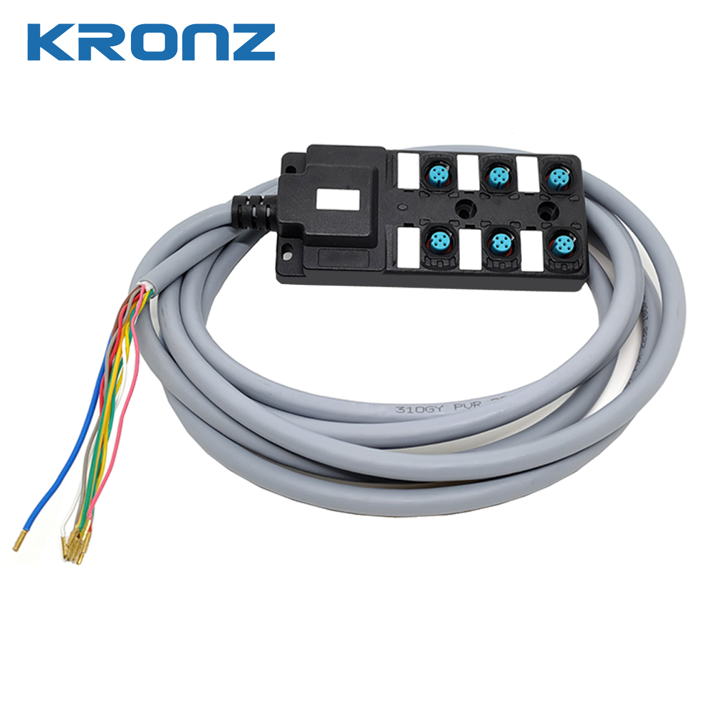 M12 6-Port Junction Box product image