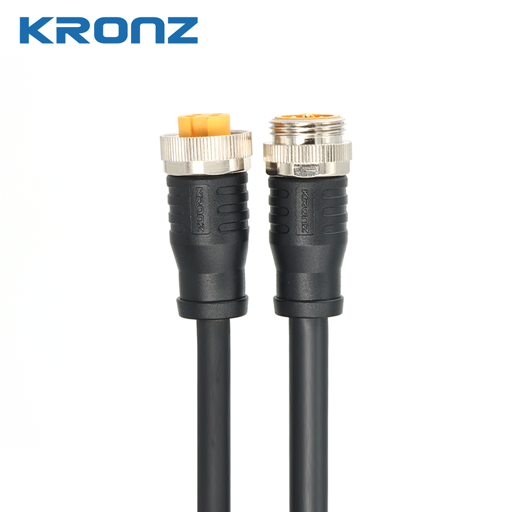 7/8 inch waterproof circular connector side view