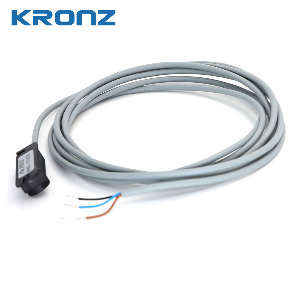 Industrial inductive sensor side view