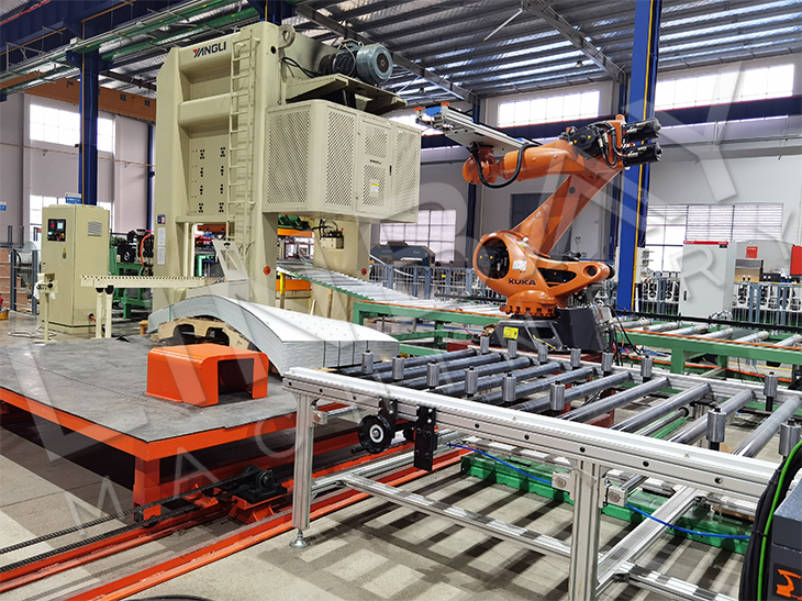 Freitragende Struktur-automatisches perforiertes Kabel Tray Roll Forming Production Line