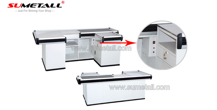 Cinghia di Desk With Conveyor del cassiere