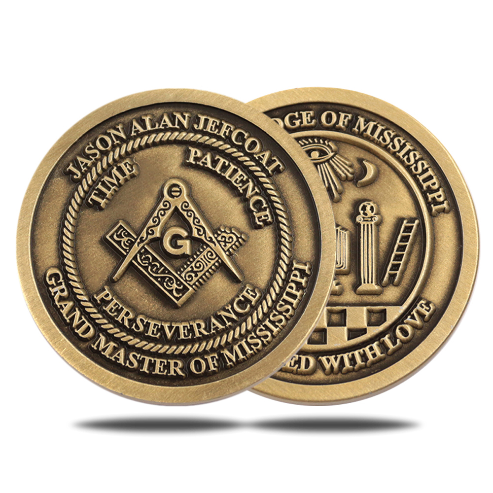 Manufacturer Custom Design Logo Commemorative Gold Silver Coin Souvenir 3D UV Print Zinc Alloy Die Cast Metal Challenge Coin