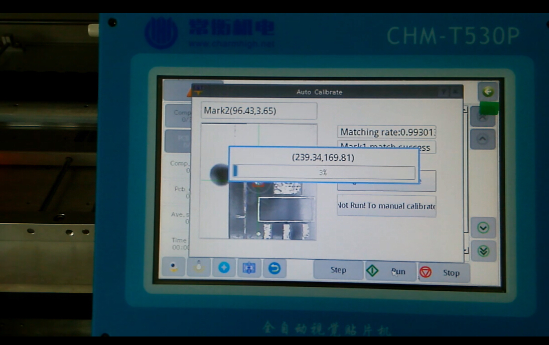 Machine de transfert de CHMT530P SMT avec le conducteur, technologie extérieure de bâti