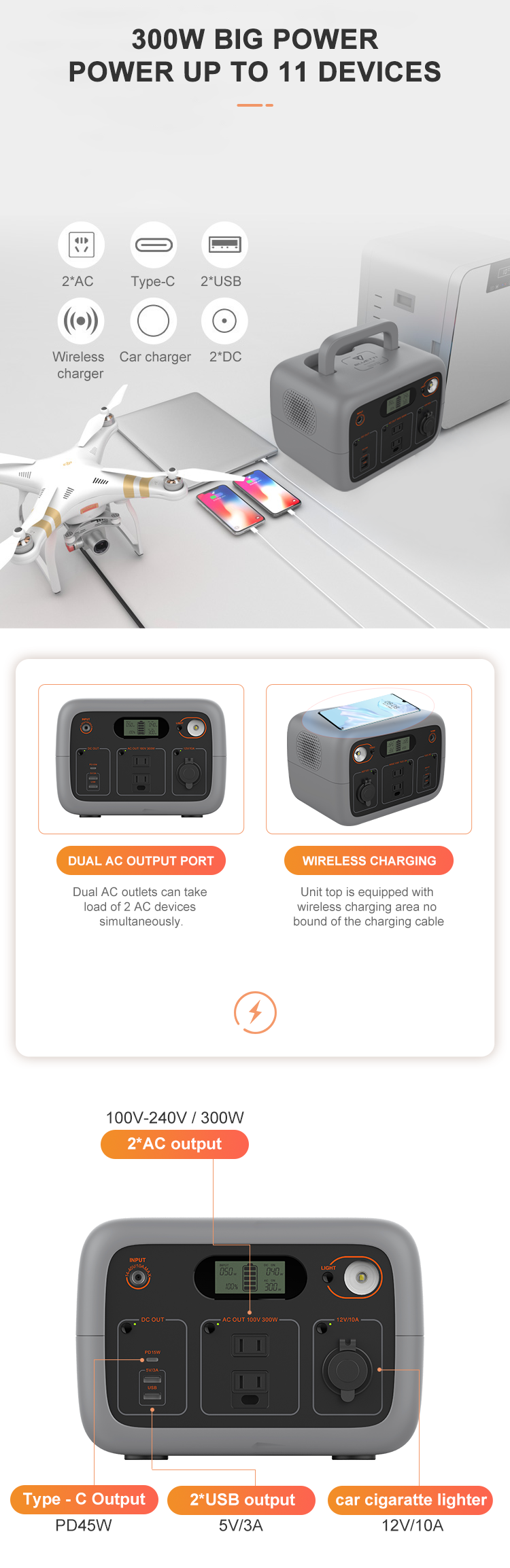 Домашнее мини 300W Bluetti располагаясь лагерем 220V 500W на открытом воздухе с электростанции батареи лития Lifepo4 решетки генератора мобильной портативной солнечного