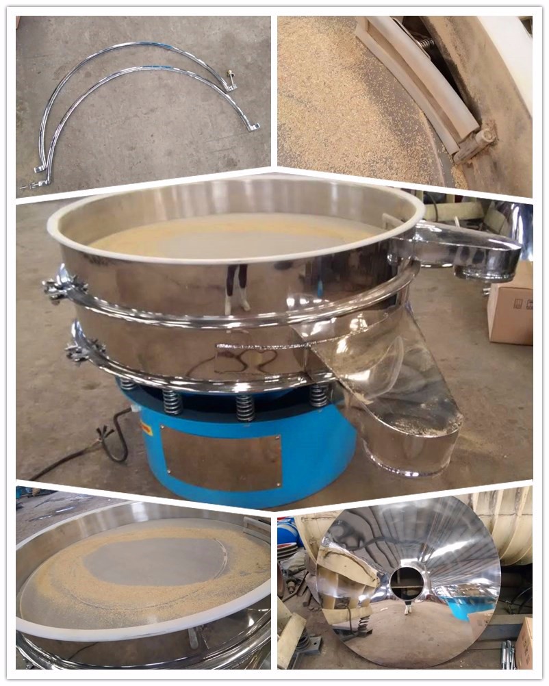Nourriture, tamis vibrant rotatoire de séparateur à écran de tamis de cercle de poudre d'épice