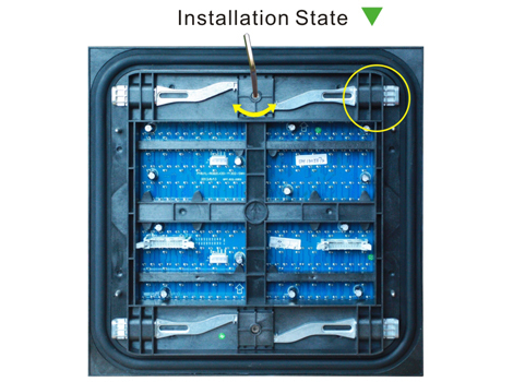 Hoge stabiliteitsp8 smd openlucht volledige kleur geleide module voor reclame