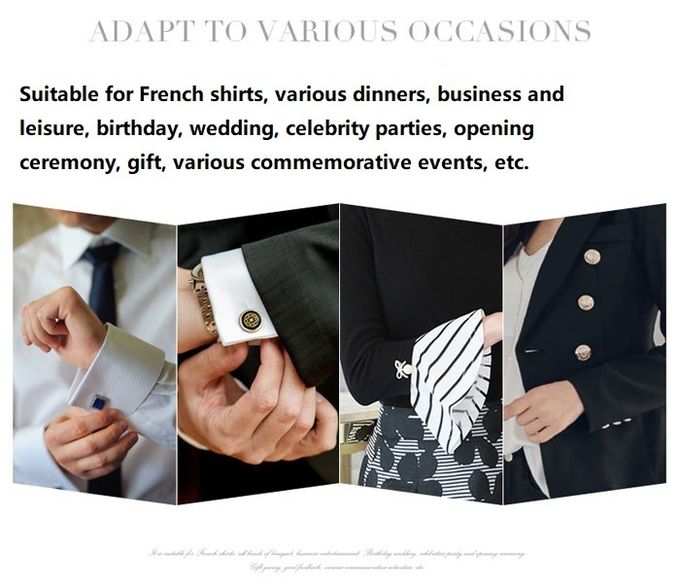 La camicia di affari dell'alto grado Cuffs i chiodi opalini d'argento delle maniche del modello del globo
