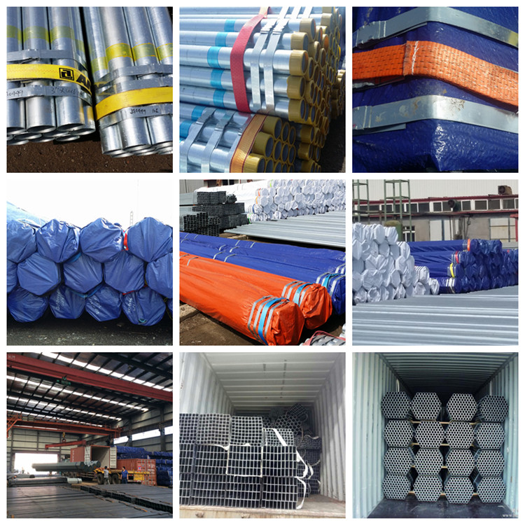 Il programma 40 del materiale da costruzione ASTM A53 ha galvanizzato il tubo d'acciaio, Zn d'acciaio dei tubi di GI che ricopre 60-400g/m2 di alta qualità