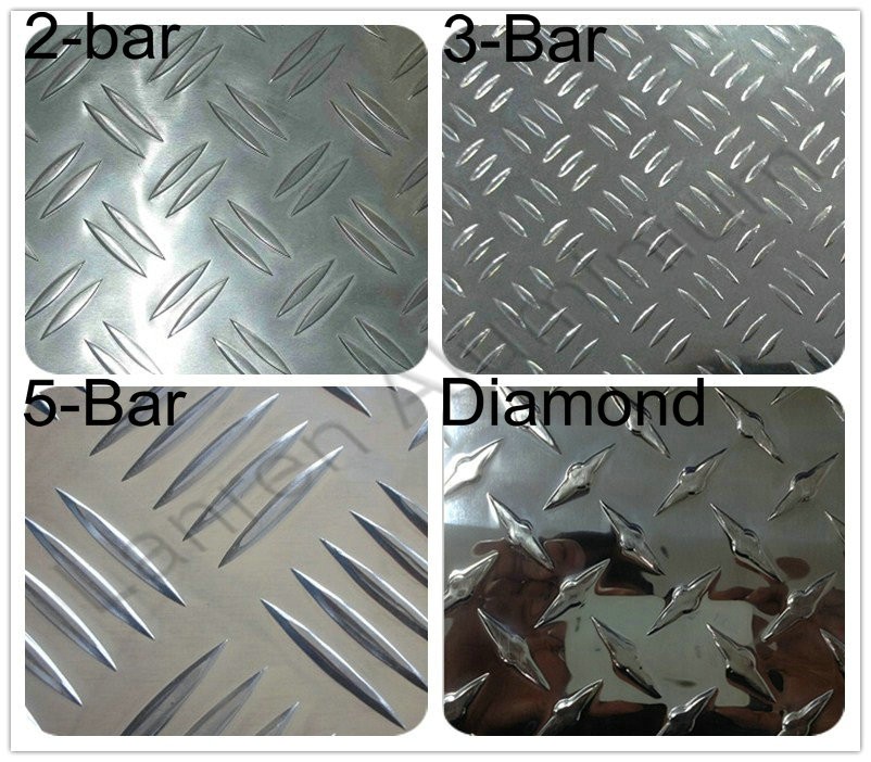 STRATO di alluminio a quadretti PLATE/stainless A QUADRETTI dell'ACCIAIO INOSSIDABILE di /304 dello strato del filo da 5 barre