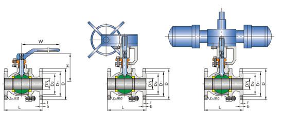Full Welded Ss Ball Float Valve , Flanged Type Ball Float Vent Valve 0