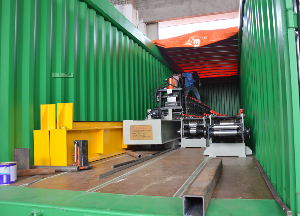 Petit pain de porte de volet en métal de 12 stations de rouleau formant l'épaisseur 0.7mm-1.2mm de machine
