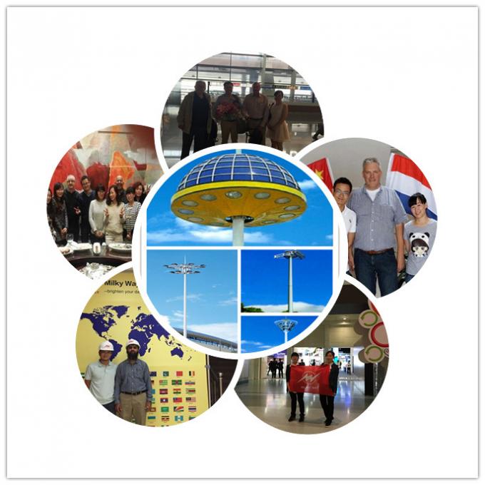 GR 65 11m 송전 폴란드 강철 관 폴란드 33kv 전송선 폴란드