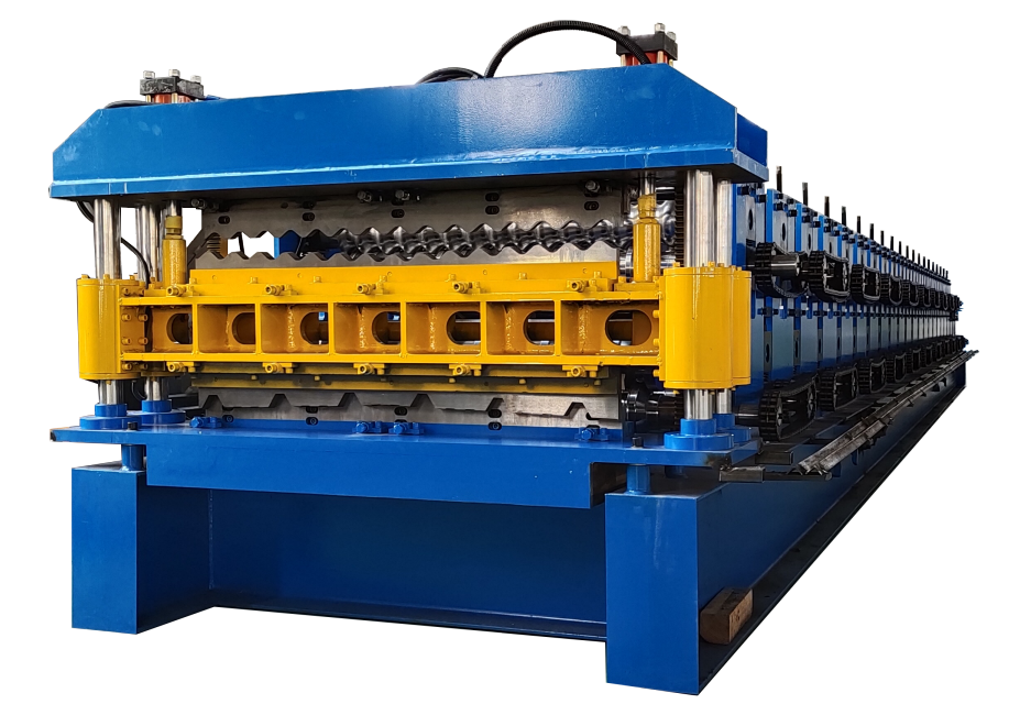 Máquina do telhado do metal da dupla camada