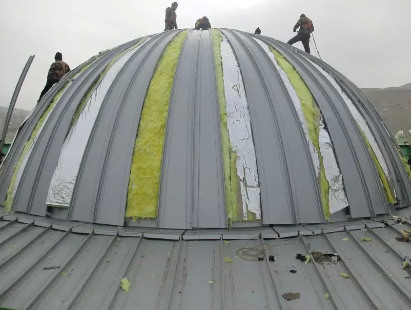 Usage of the standing seam profiles