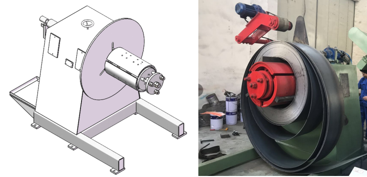 Decoiler der c-Postenmaschine