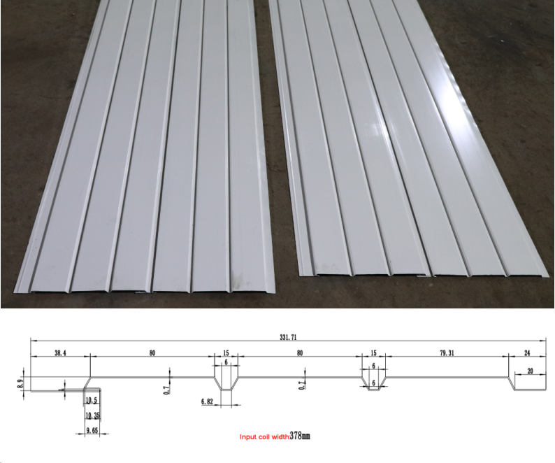 Soffit σχεδιάγραμμα και ολοκληρωμένο προϊόν σχεδίων επιτροπής