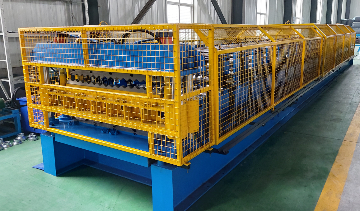Dubbele laagmachine met beschermingsdekking