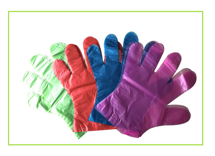 Guanti eliminabili resistenti impermeabili della plastica di polietilene per il commestibile