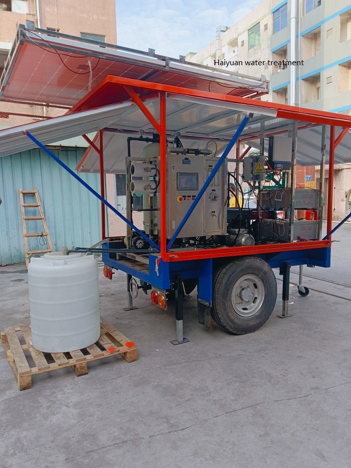 Mobile Reverse Osmosis System Filtration Trailer Mobile Water Filtration Unit Mobile Water Filtration System