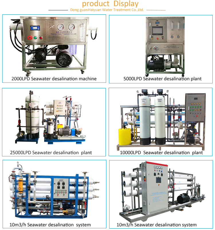 Converting Ocean Water Seawater Sea Water to Drinking Water Reverse Osmosis for Desalination of Water