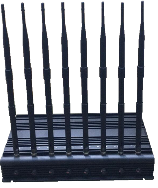 Jammer 0 σημάτων τηλεφωνικού 2G 3G 4G WIFI ΠΣΤ κυττάρων ζωνών 140m διευθετήσιμο 24/7 συνεχώς λειτουργώντας 8