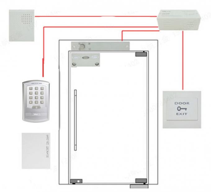 Résistance à l'eau du système IP68 de contrôle d'accès de la haute sécurité RFID
