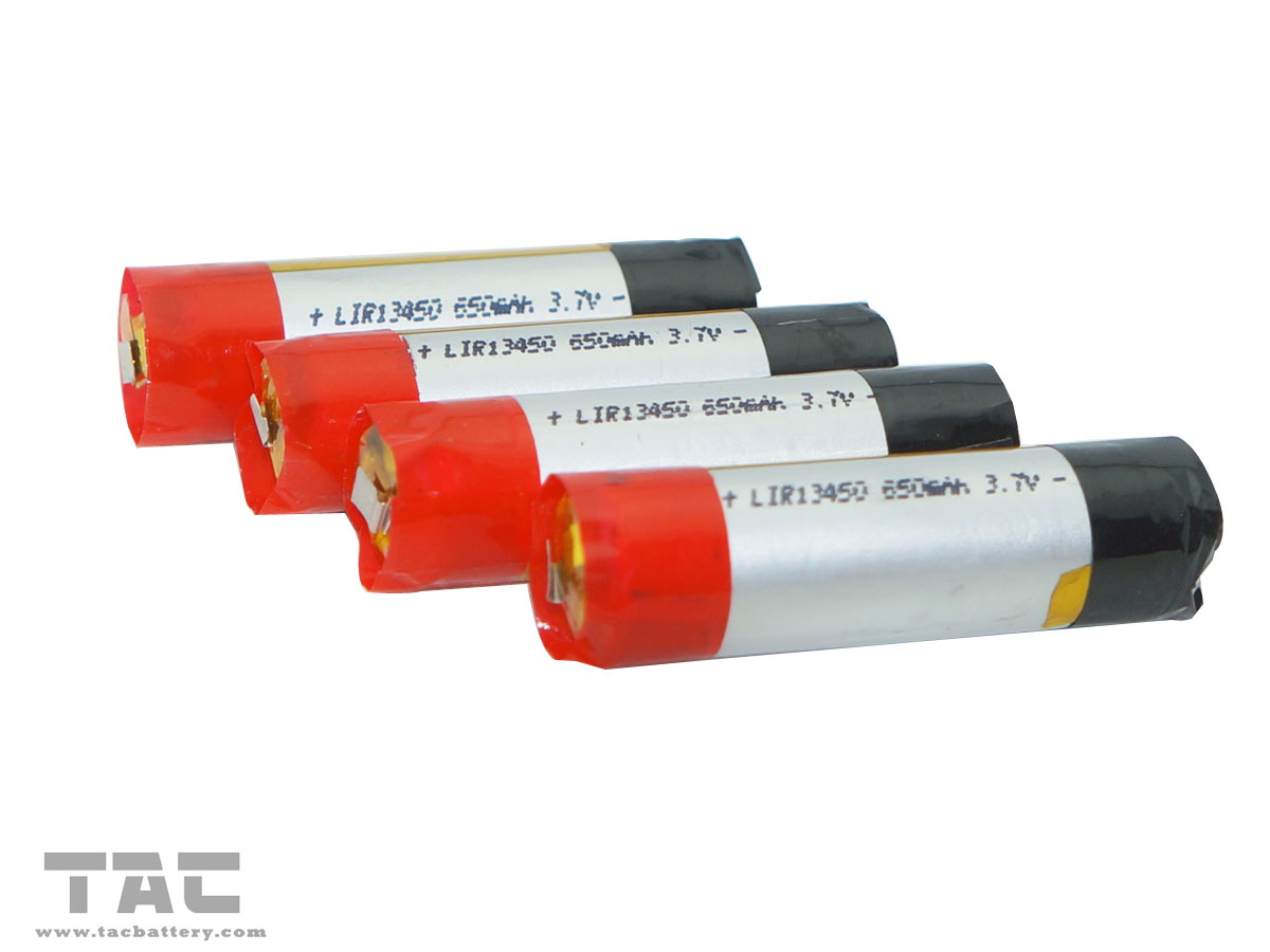  Mini batteria elettronica delle sigarette delle sigarette LIR13450/650mAh per la sigaretta di E
