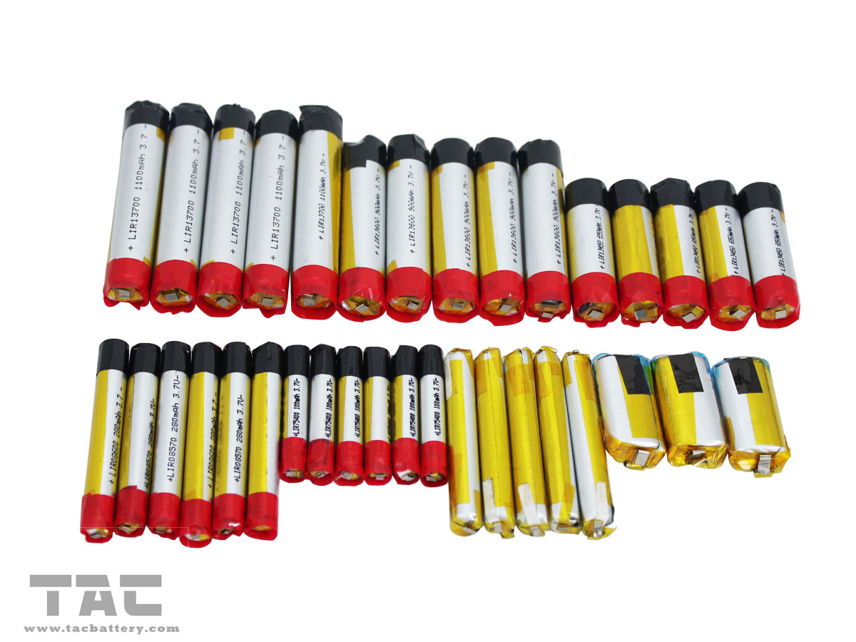 Mini batteria elettronica delle sigarette delle sigarette LIR13450/650mAh per la sigaretta di E