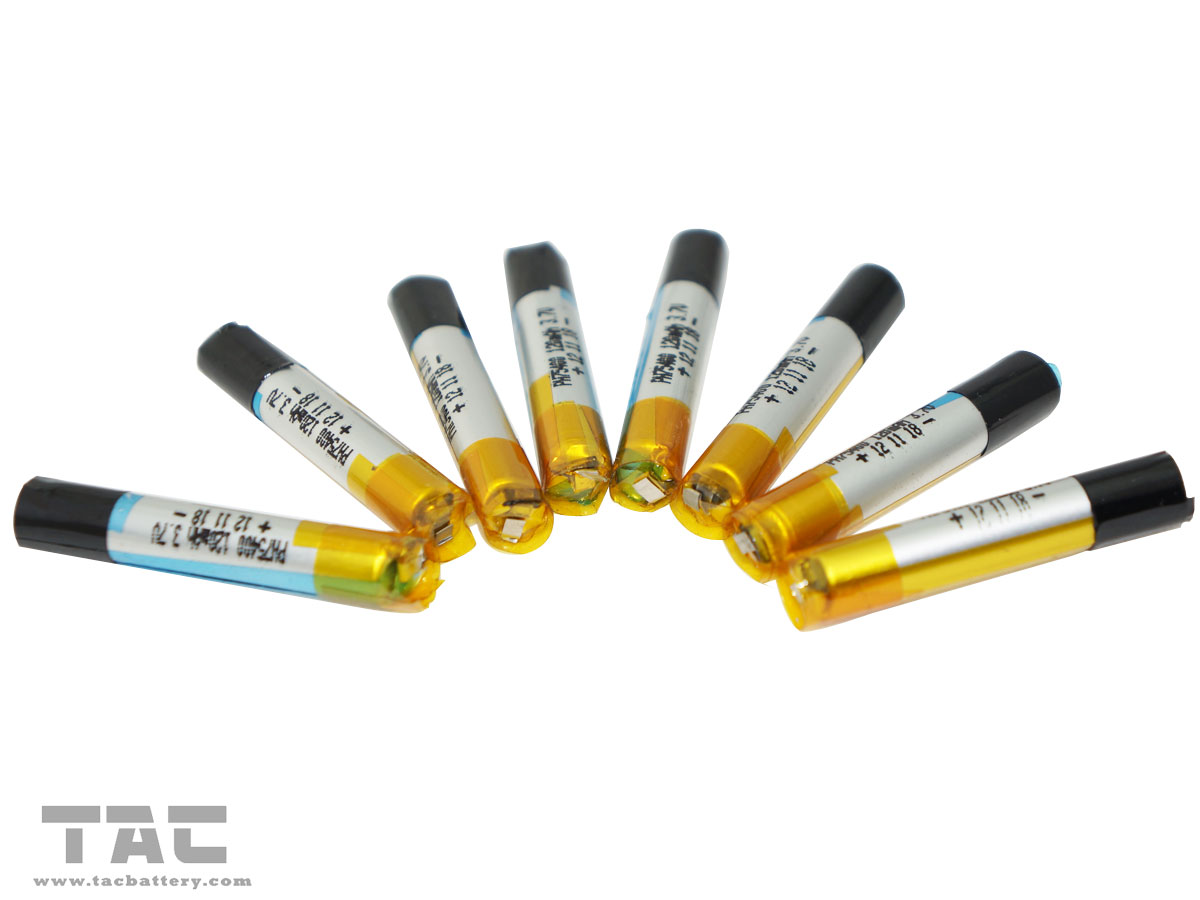 Mini batterie électronique de cigarettes de 3.7V LIR75400/130mAh pour la cigarette d'E