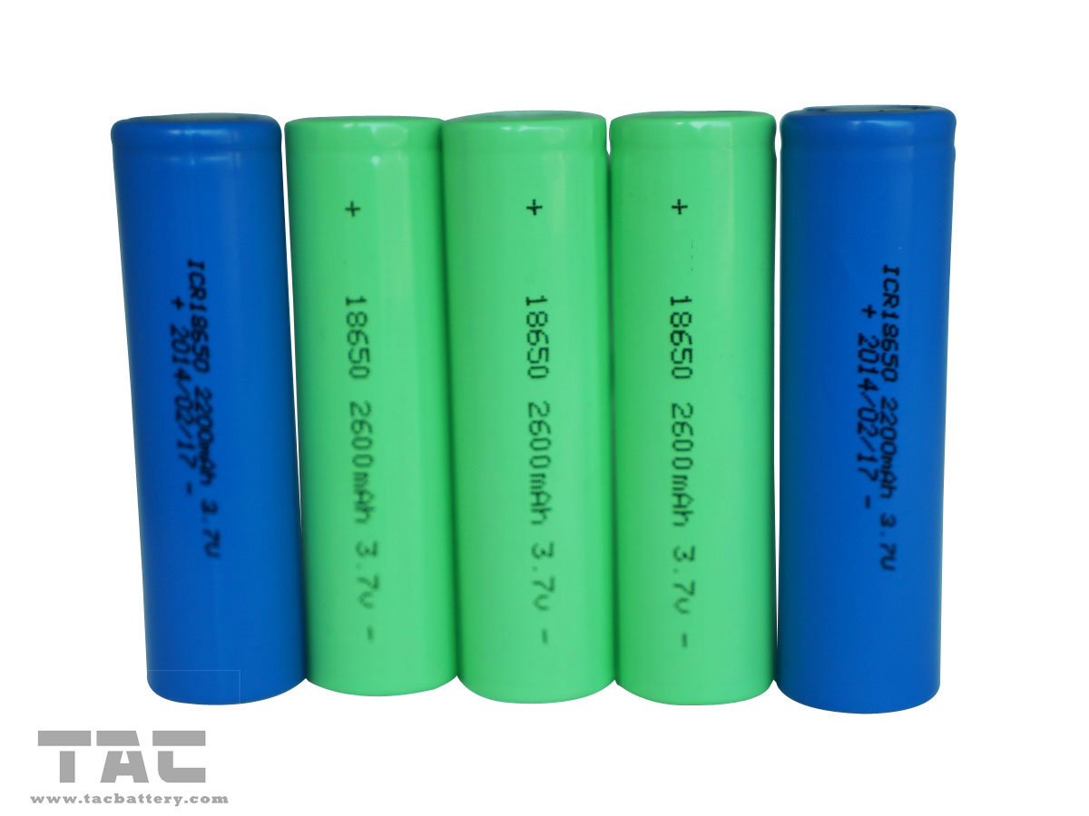 Litio Ion Cylindrical Batteries di capacità elevata 3.7v 18650 2600mAh