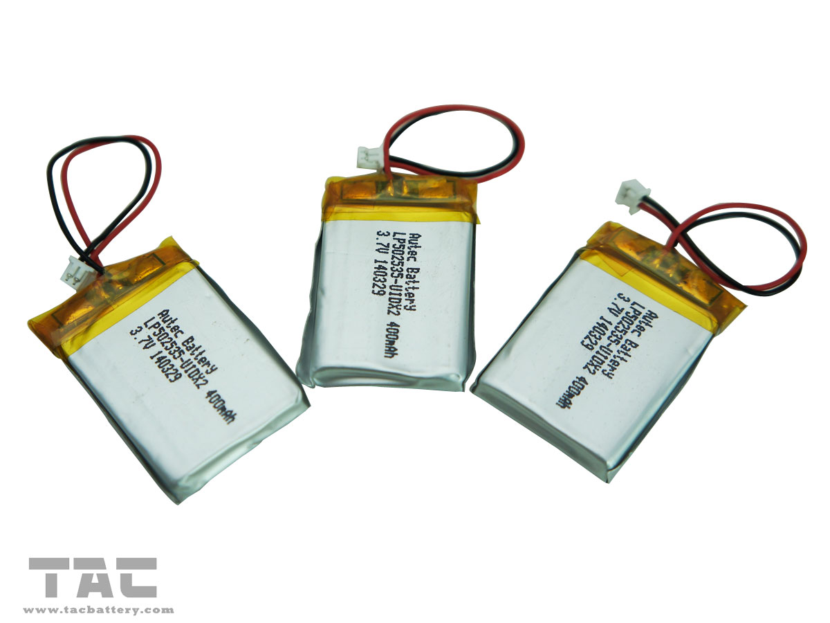 Het Lithium Ion Batteries van het hoge Capaciteitslp052030 3.7V 260mAh Polymeer voor Informatieverspreider